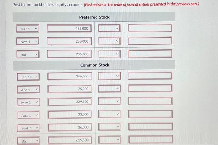 Solved Journalize the transactions. (List all debit entries | Chegg.com