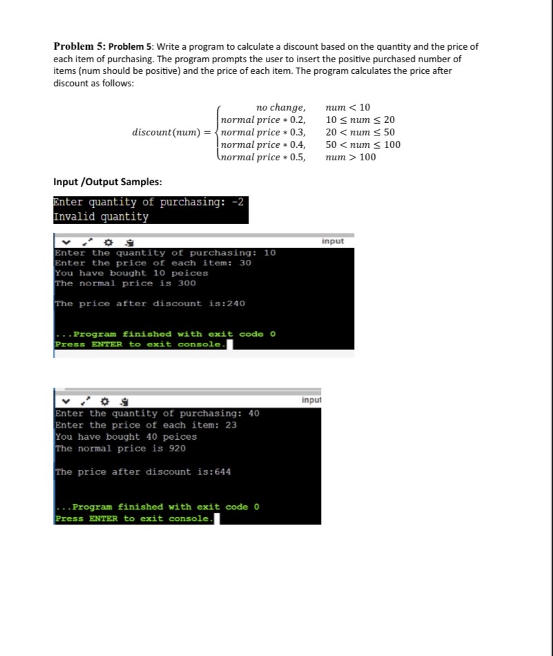 Solved Problem 5: I need anawer with (c++)Problem 5: Write a | Chegg.com
