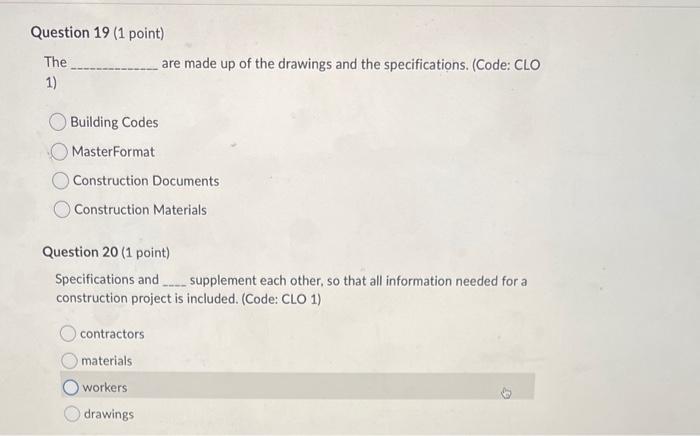 Solved The are made up of the drawings and the | Chegg.com