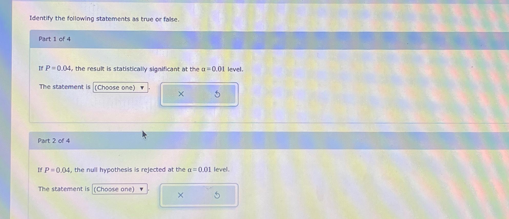 Solved Identify the following statements as true or | Chegg.com