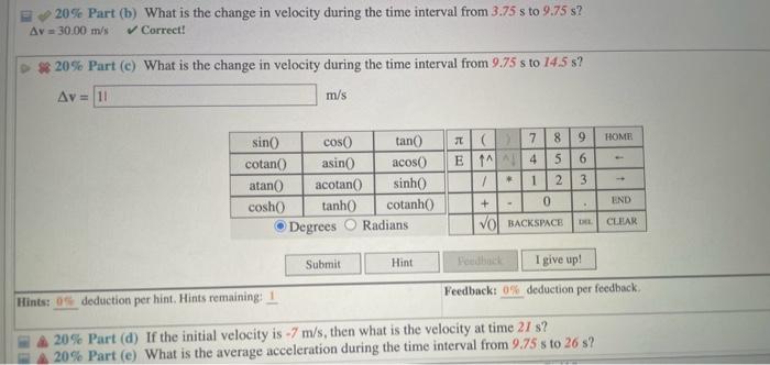 Solved (10\%) Problem 6: A detailed graph of acceleration | Chegg.com