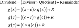 Definition of Remainder Theorem | Chegg.com