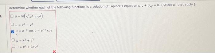 Solved Determine whether each of the following functions is | Chegg.com