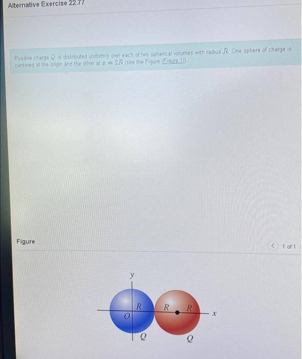 Solved Alternative Exercise 22.77 Positive charge Q is | Chegg.com