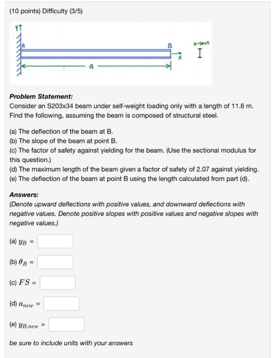 Solved (10 points) Difficulty (3/5) Problem Statement: | Chegg.com