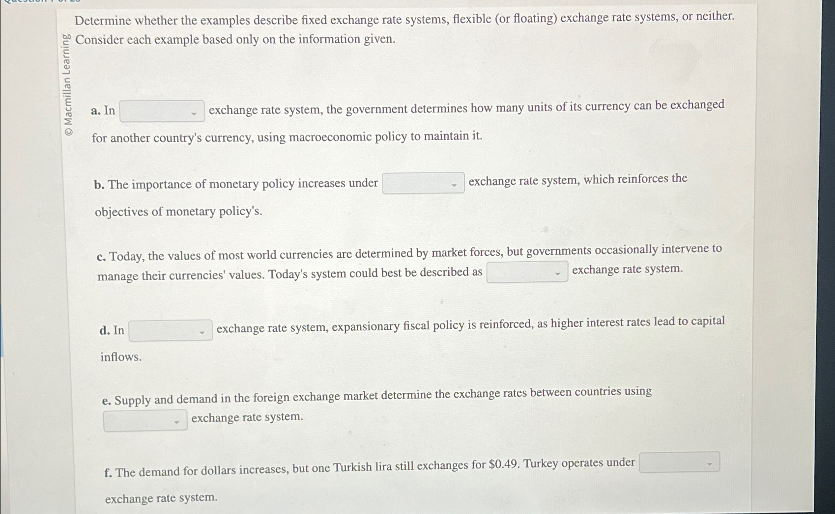 Solved Determine whether the examples describe fixed | Chegg.com