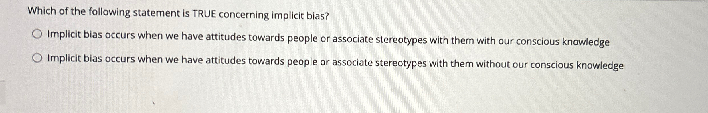 Solved Which of the following statement is TRUE concerning | Chegg.com