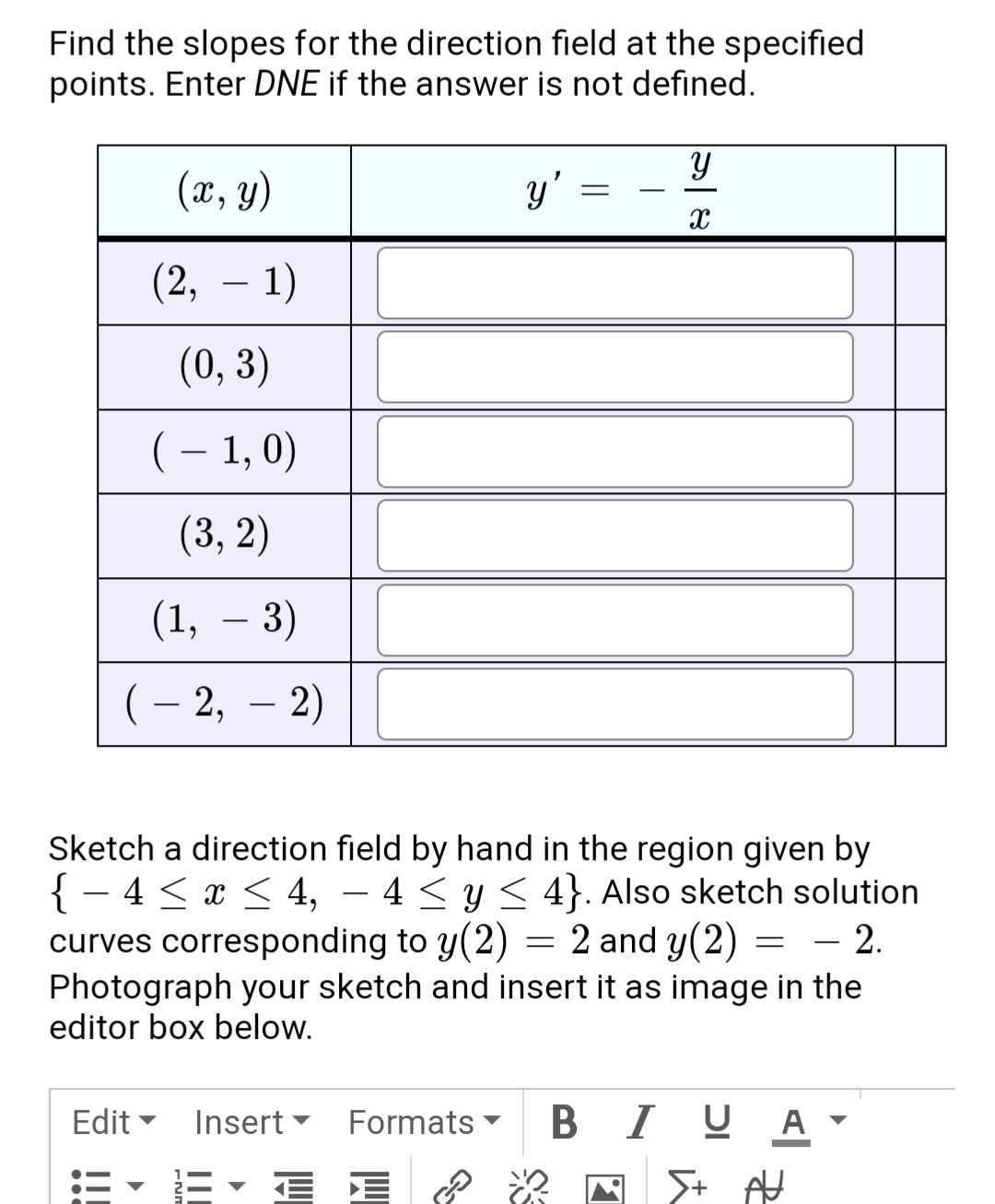 Solved this is a differential equation practice problem | Chegg.com