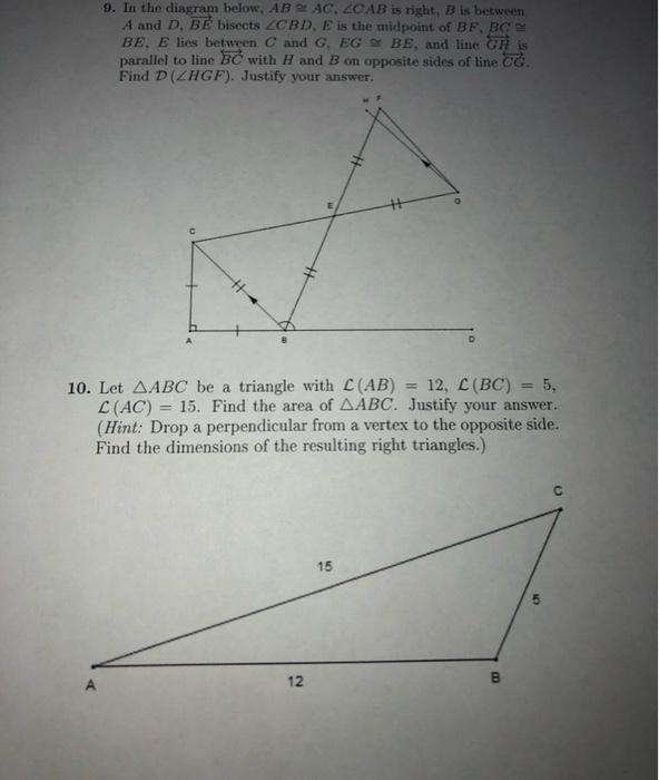Solved 7. Suppose ABCD is a trapezoid with AD∥BC and AD≅BC. | Chegg.com