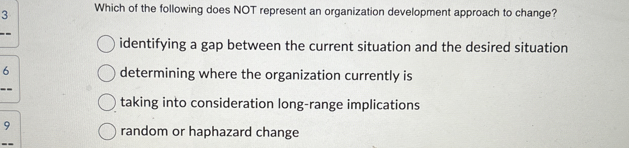 Solved Which of the following does NOT represent an | Chegg.com