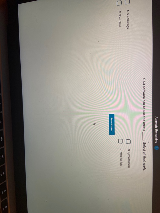Solved Attempts Remaining 1 The minimum recommended | Chegg.com