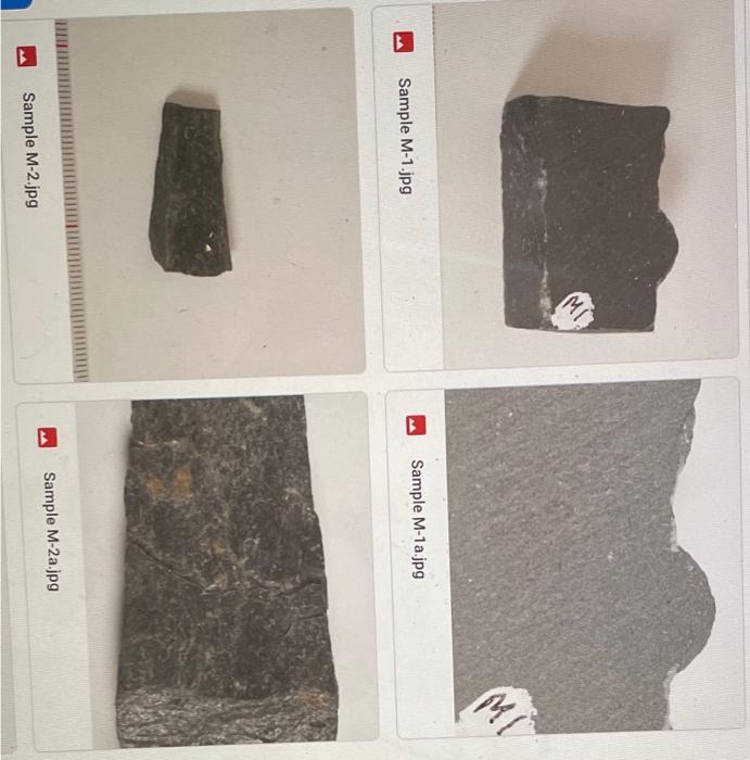 Solved EXERCISE 7.3 Identifying the Protolith Name: Section: | Chegg.com