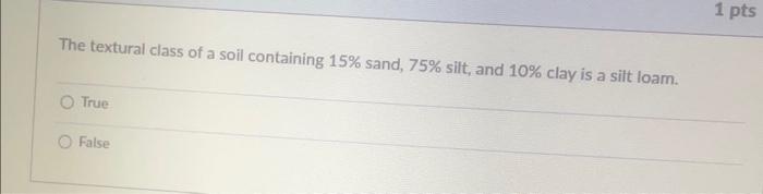 Solved Using a TEXTURAL Triangle chart, it can be determined | Chegg.com
