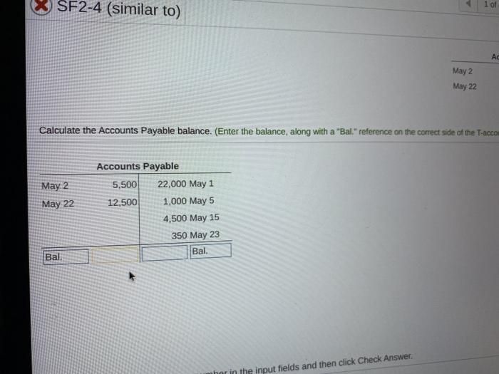 Solved SF2-4 (similar to) 10 АС May 2 May 22 Calculate the | Chegg.com