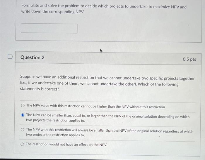 Solved Use this statement to answer questions 1 to 6. The | Chegg.com