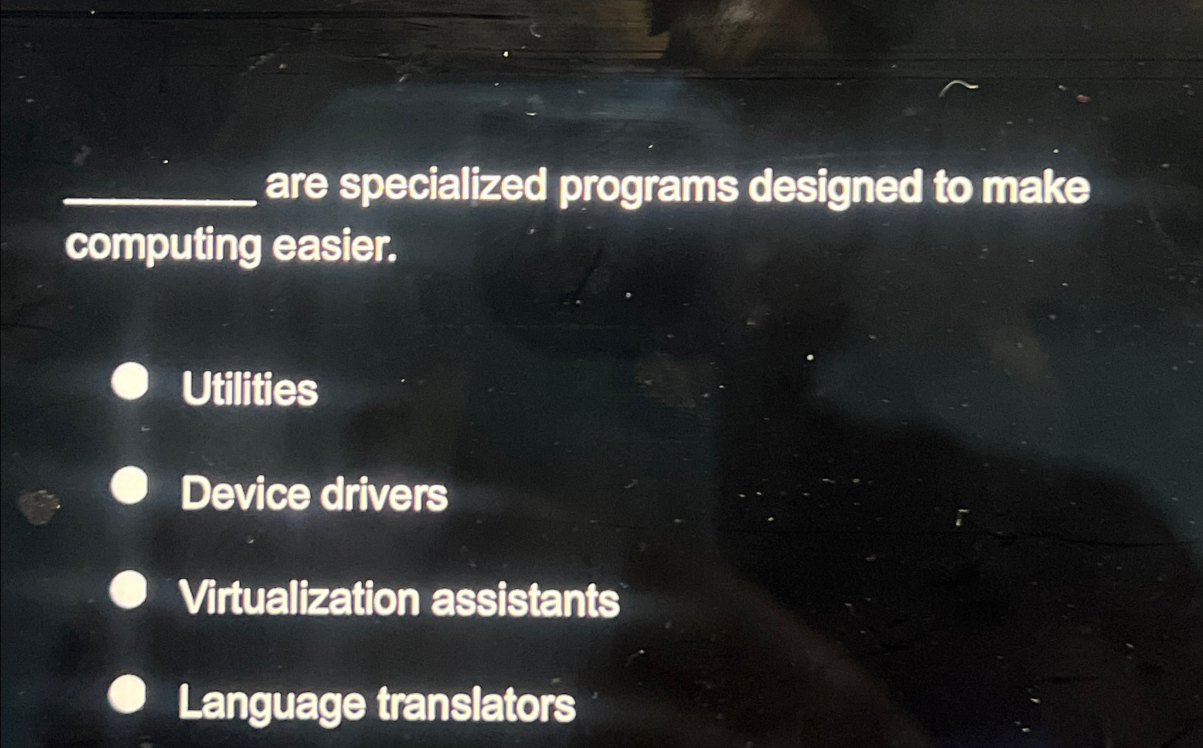 Solved are specialized programs designed to make computing | Chegg.com