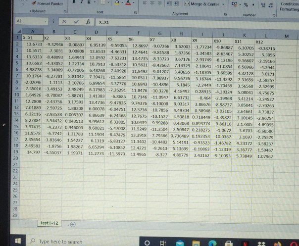Solved Thetrain1-xy.csv1 dataset contains labelled examples | Chegg.com