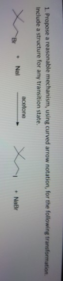 Solved 1. Propose a reasonable mechanism, using curved arrow | Chegg.com