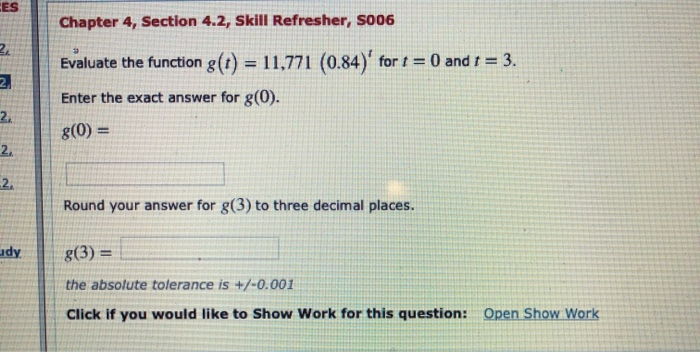 Solved CES Chapter 4, Section 4.2, Skill Refresher, S006 2 2 | Chegg.com