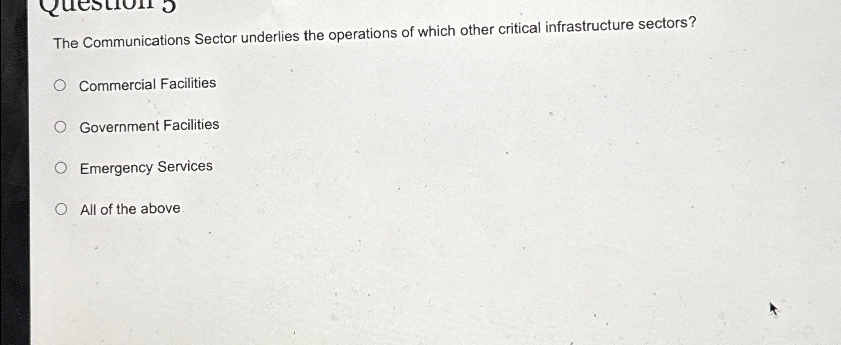 Solved The Communications Sector underlies the operations of | Chegg.com
