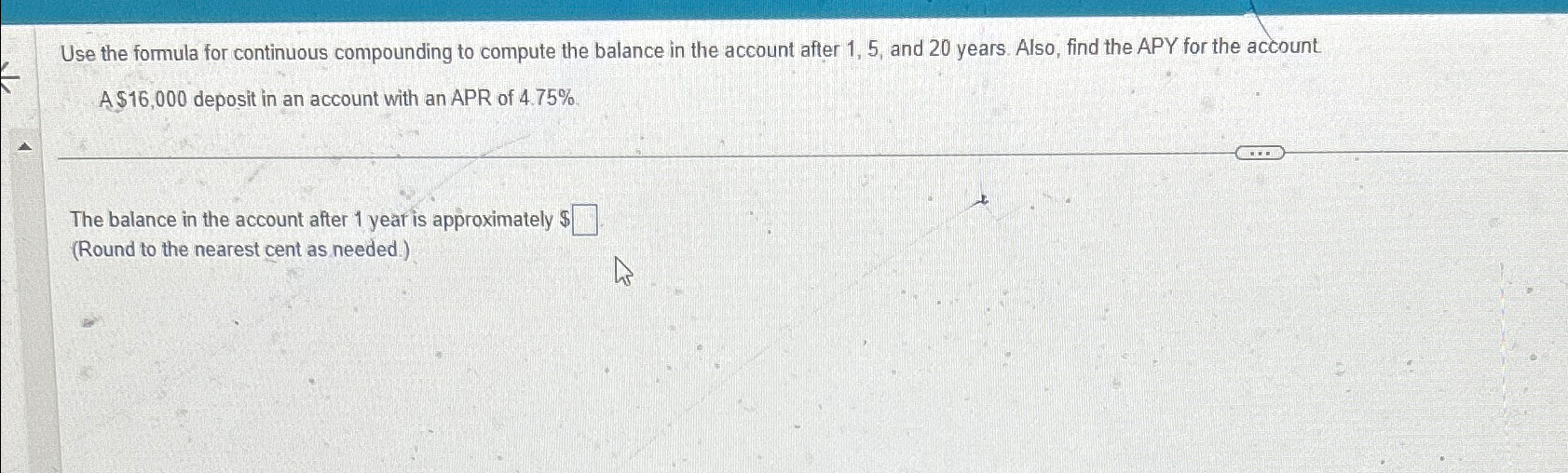 Solved Use the formula for continuous compounding to compute | Chegg.com
