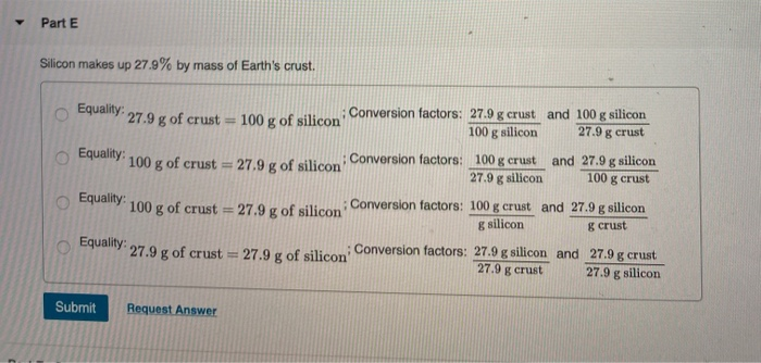 Solved Identify the equality and two conversion factors for | Chegg.com