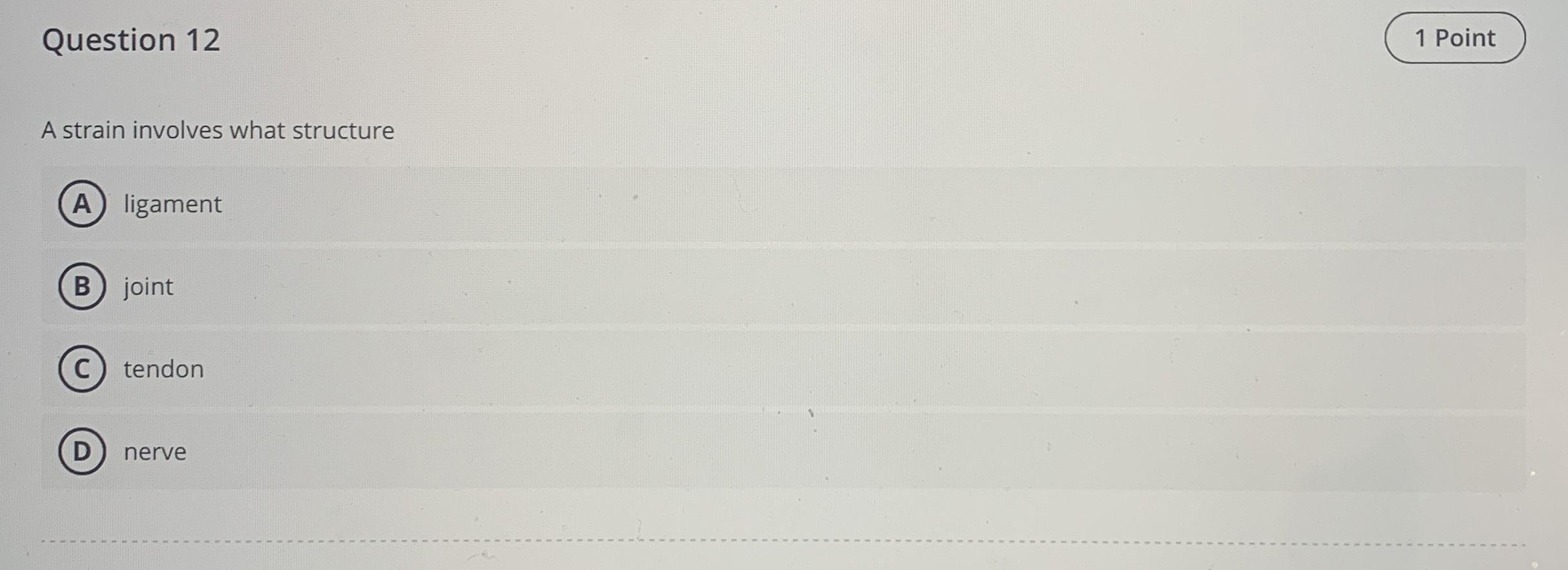 Solved Question 12A strain involves what | Chegg.com