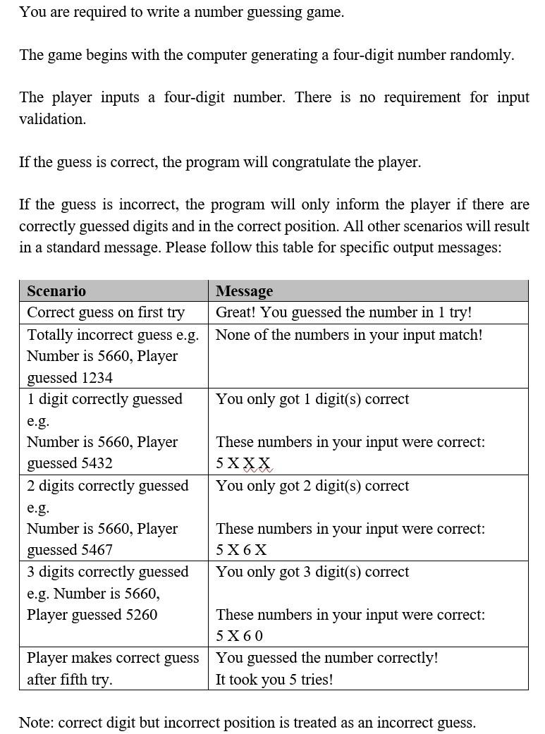 Solved \r\n\r\n2 Your program must allow the player to input | Chegg.com