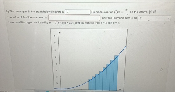 Solved b) ﻿The rectangles in the graph below illustrate a | Chegg.com
