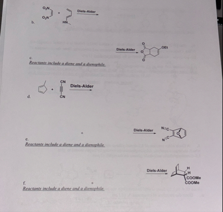 Solved b.c.Bewctantr include a dienc and a | Chegg.com