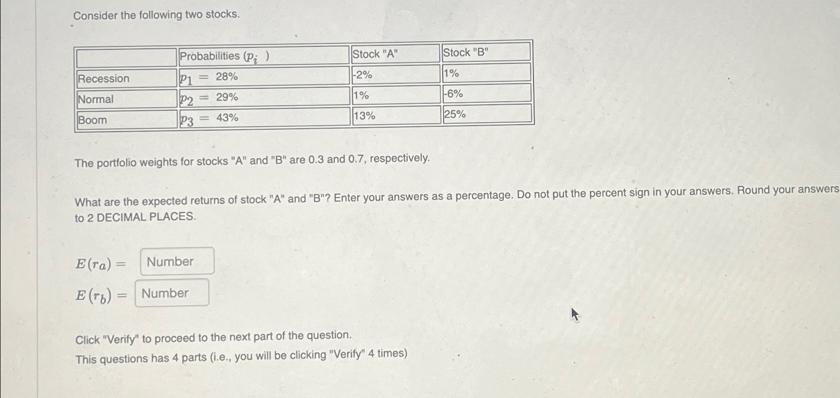 Solved Consider the following two | Chegg.com