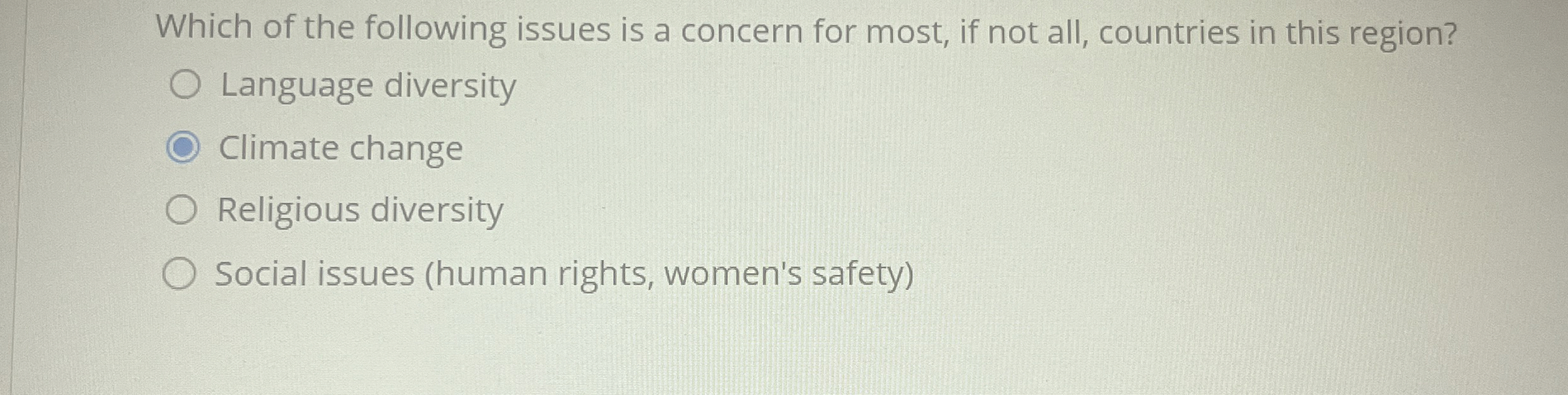 Solved Which of the following issues is a concern for most, | Chegg.com