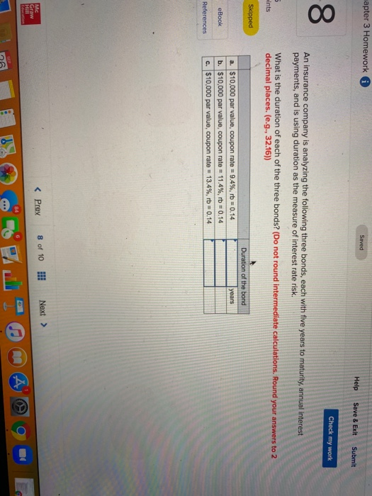 Solved apter 3 Homework A Saved Help Save & Exit Submit | Chegg.com Solved apter 3 Homework A Saved Help Save & Exit Submit | Chegg.com