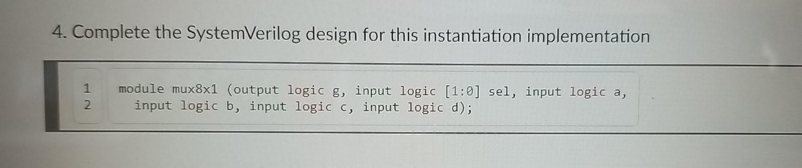 Solved NEW! Problem 1: Instantiation exercise: using the | Chegg.com