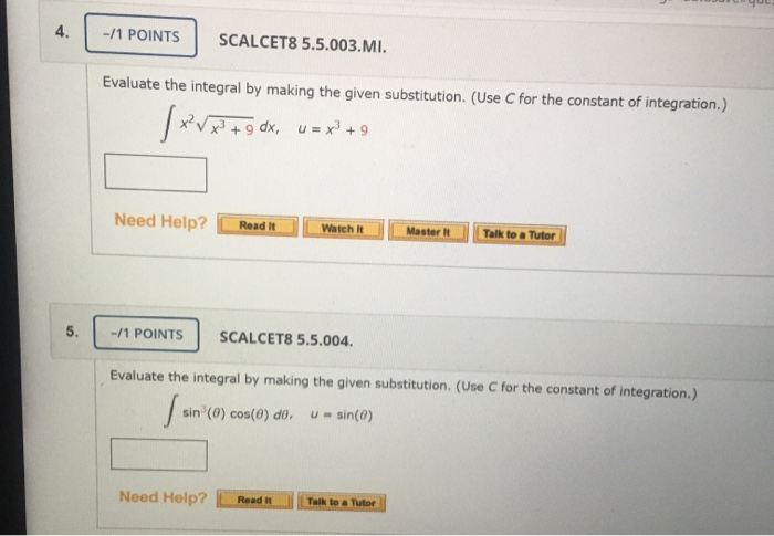 Solved -/1 POINTS SCALCET8 5.2.049. * L. "Rx) dx = 35 and 6" | Chegg.com