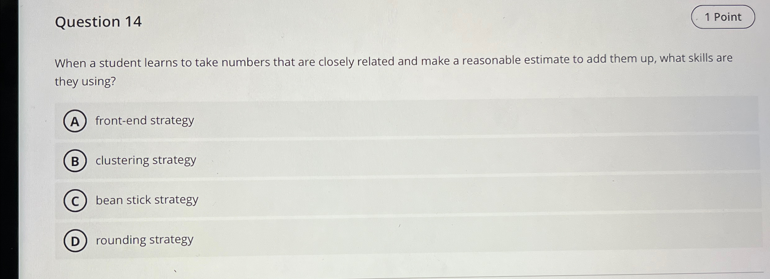 Solved Question 141 ﻿PointWhen a student learns to take | Chegg.com