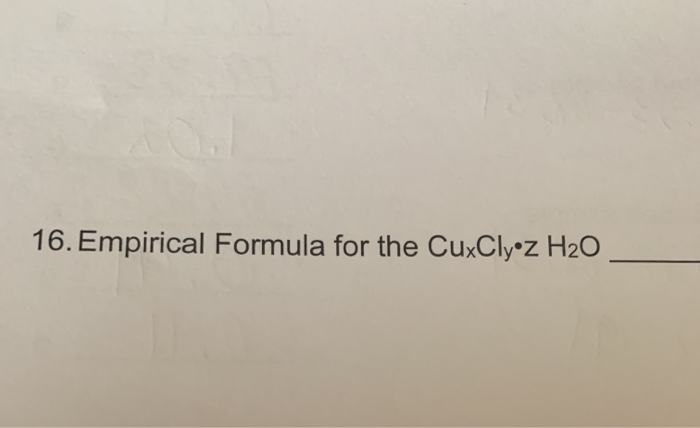 Solved 17. Predict the chemical formula for a compound | Chegg.com