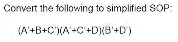 Solved Convert the following to simplified | Chegg.com