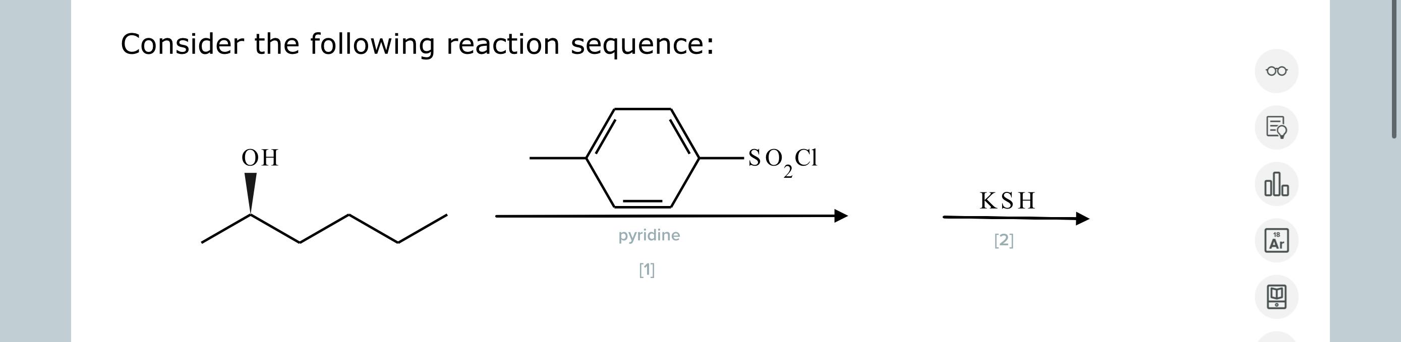 Solved Consider the following reaction sequence:[1]Draw the | Chegg.com