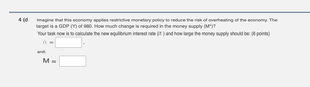 Solved 4 (a Your task is to calculate the equilibrium | Chegg.com