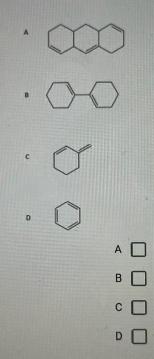 Solved Which molecules below contain a conjugated pi system? | Chegg.com