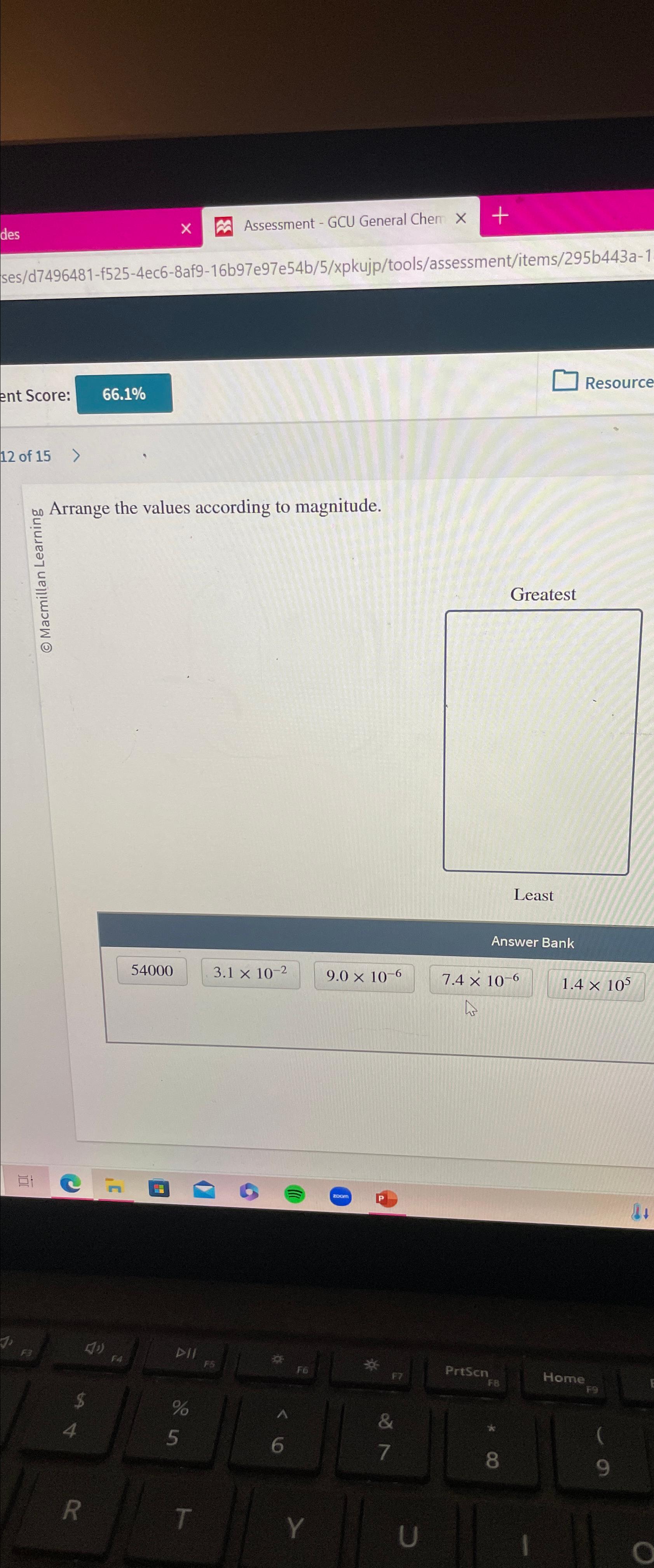 Solved desAssessment - ﻿GCU General Chen | Chegg.com