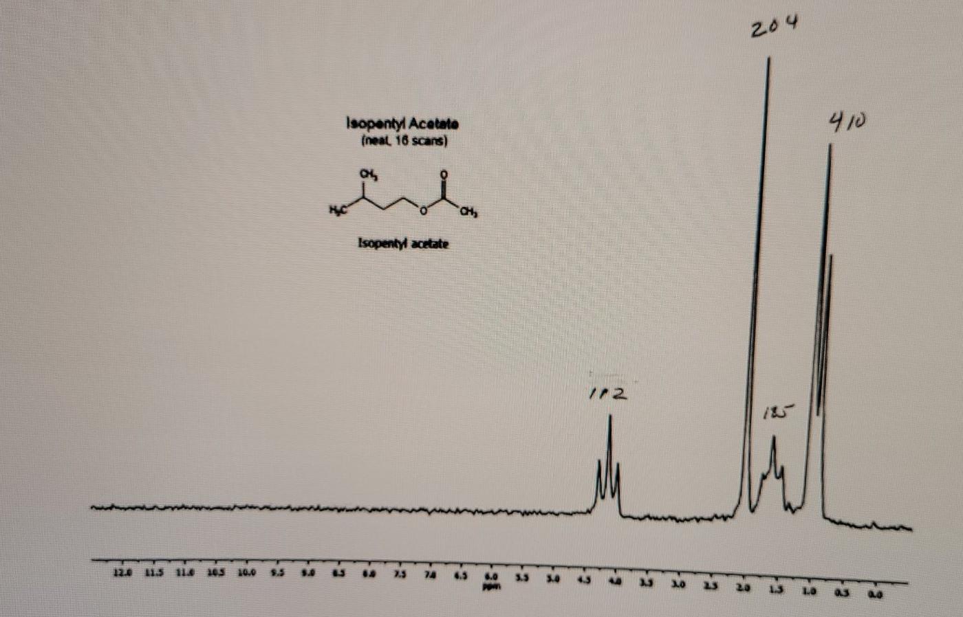Solved isopentyl acetate MF C7H1402 MW 130 mm *C 64.6 SH | Chegg.com
