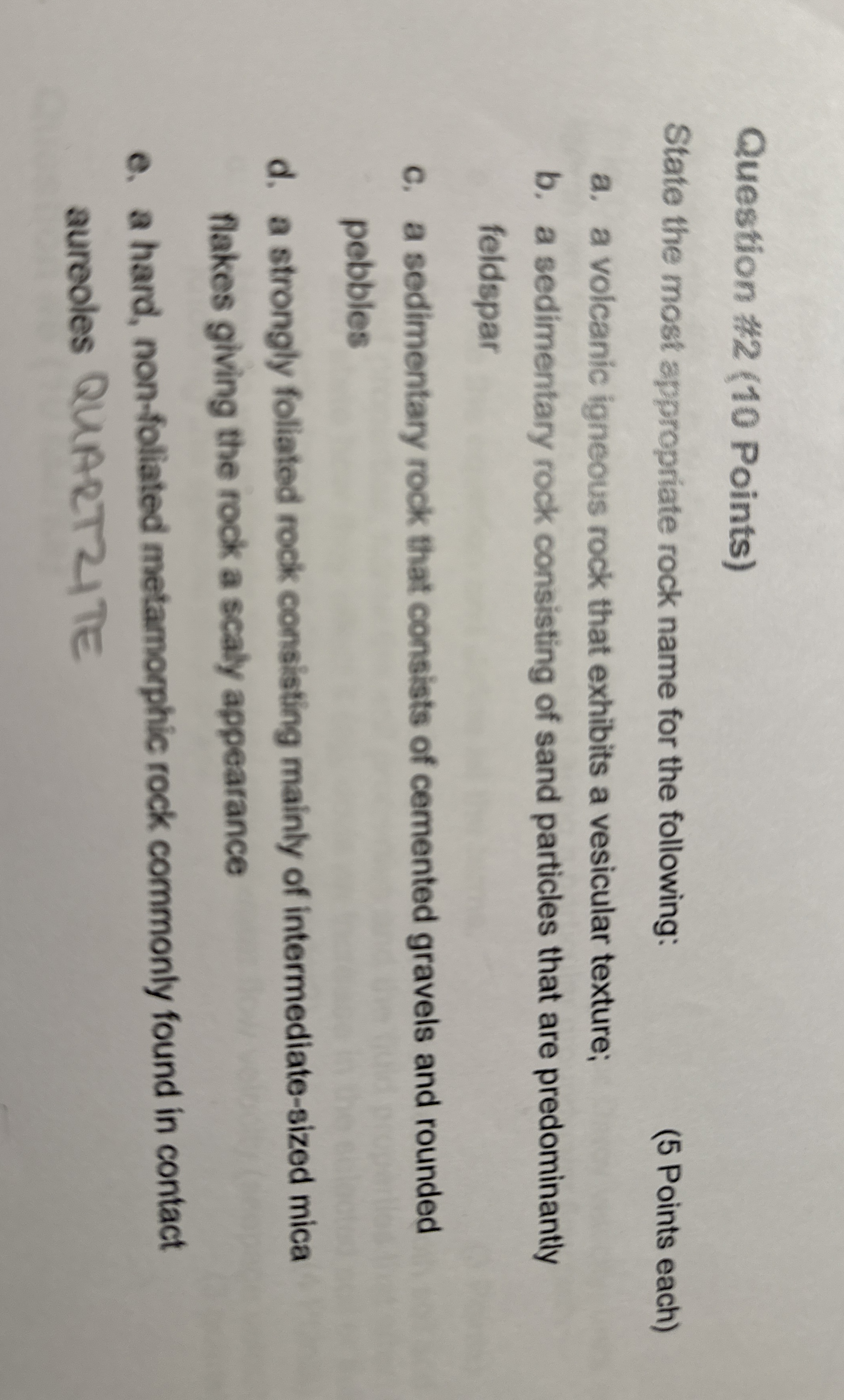 Solved Question 42 ( 10 ﻿Points)State the most appropriate | Chegg.com