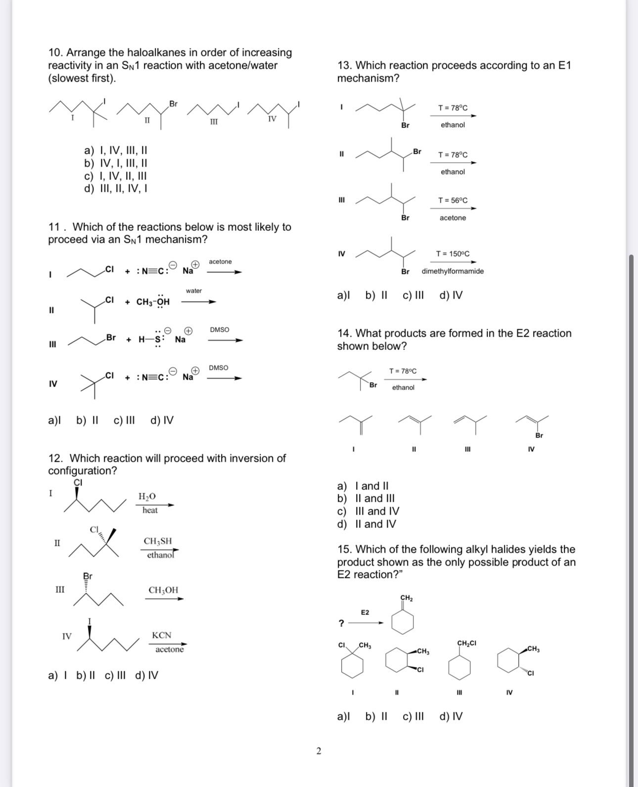 Solved Arrange the haloalkanes in order of increasing | Chegg.com