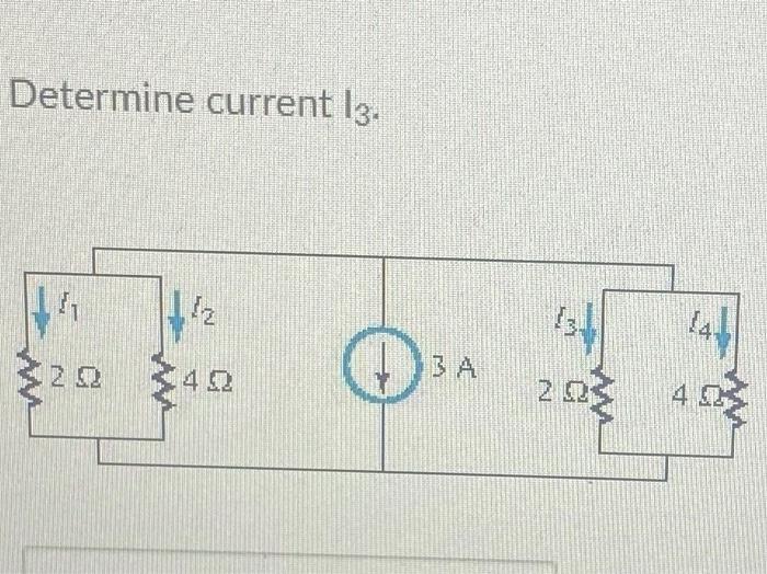 Solved Determine current I3. | Chegg.com