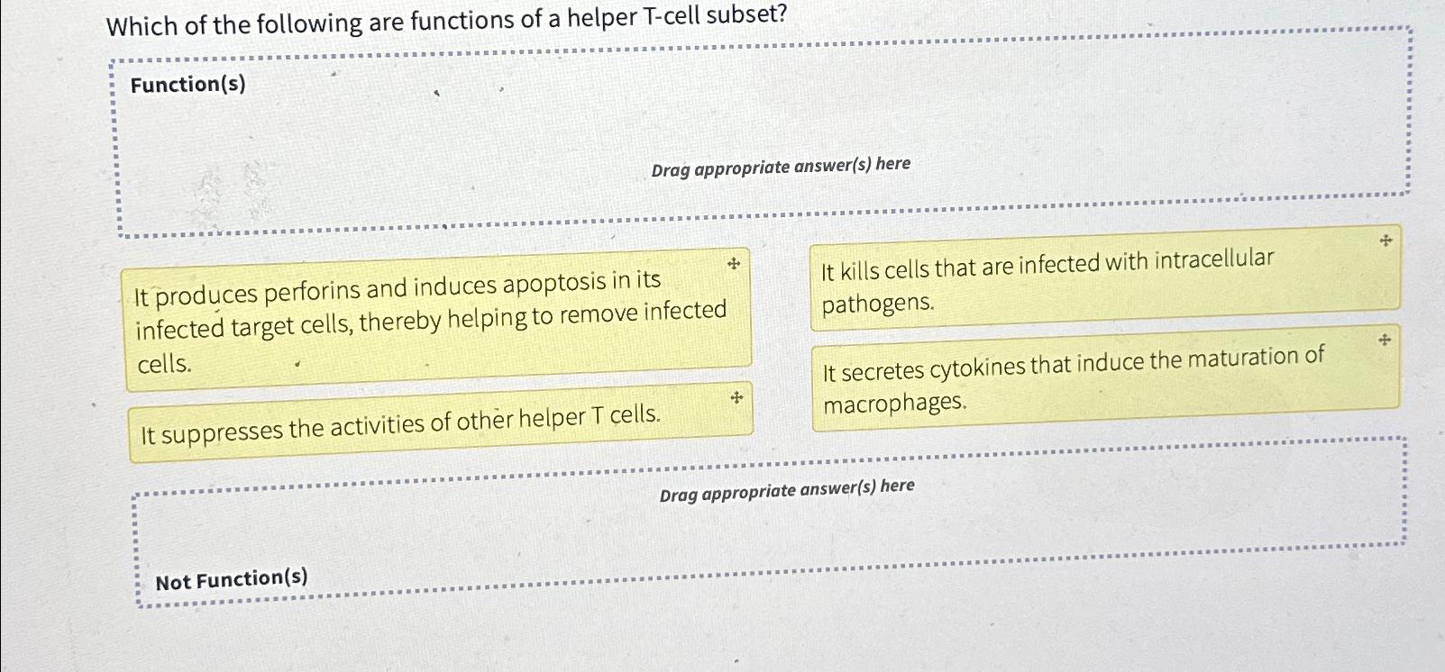 Solved Which of the following are functions of a helper | Chegg.com