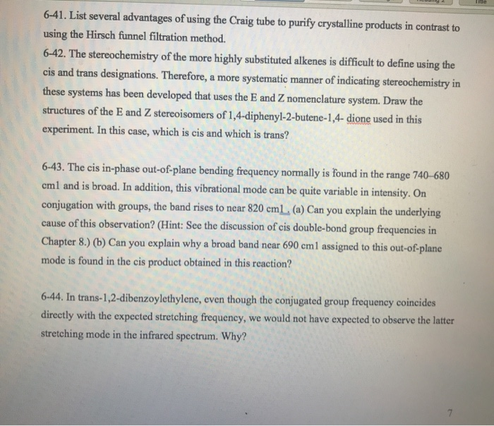 Solved TRie 6-41. List several advantages of using the Craig | Chegg.com