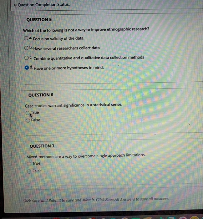 Solved * Question Completion Status: QUESTIONS Which of the | Chegg.com