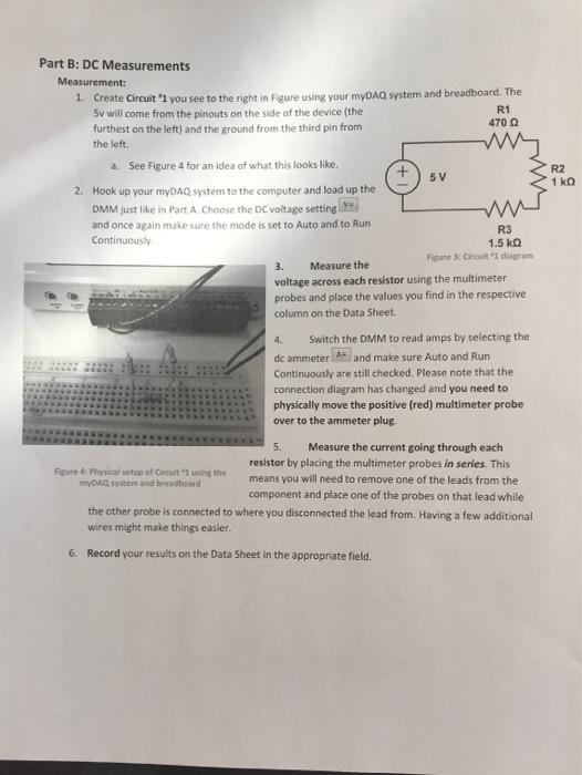 Solved Lab 1: MyDAQ Measurements on DC Resistive Circuits | Chegg.com